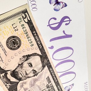 1k Placeholders, DIGITAL, Printable Prop Money, Place Holders for ...