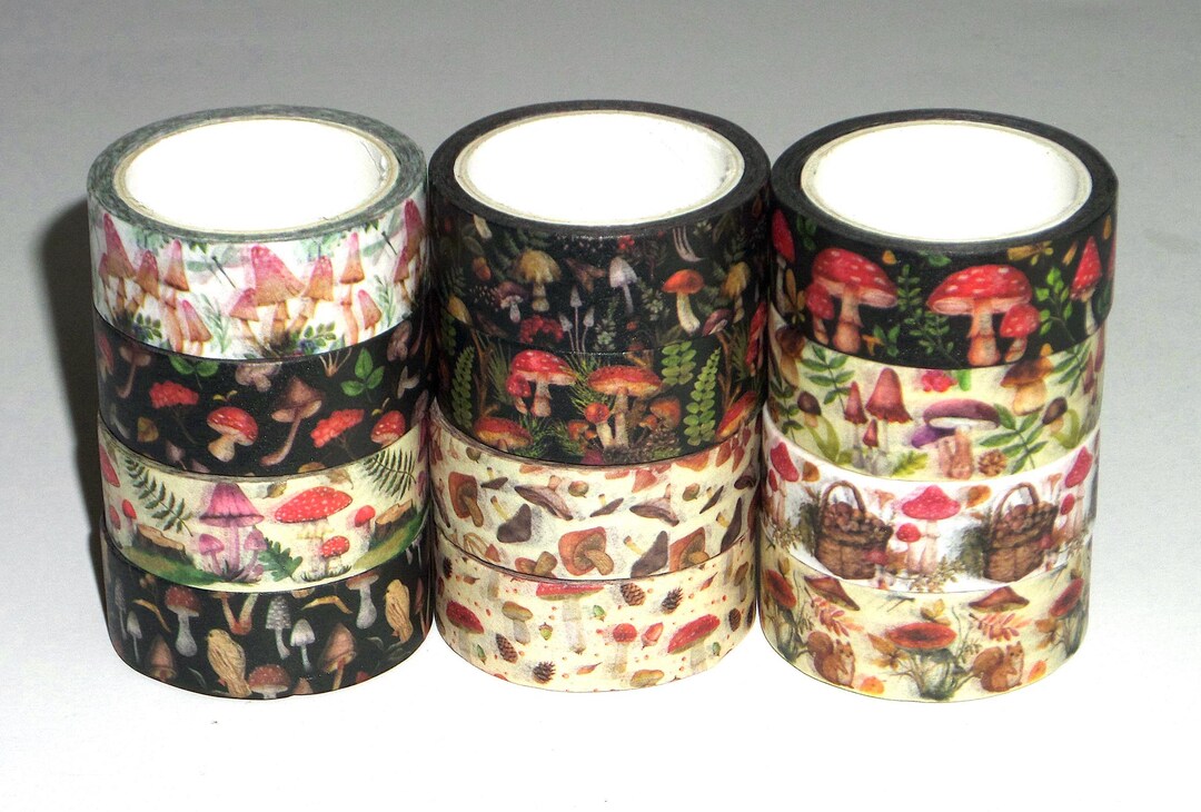 Mushroom, 24 Inch Washi Tape Samples, Embellishment, Scrapbooking ...