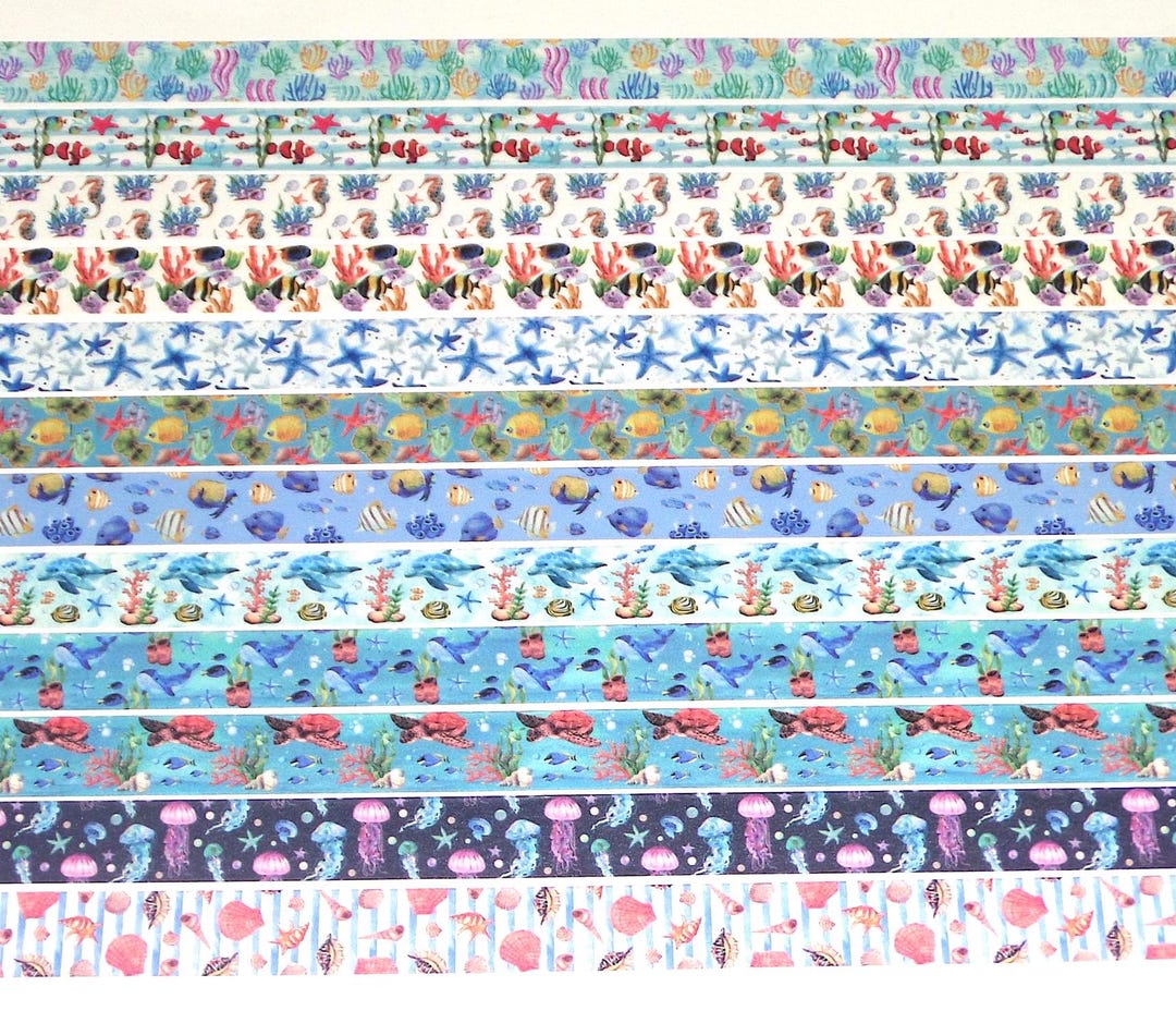 24 Inch Washi Tape Samples, Embellishment, Scrapbooking, Planner Tape ...