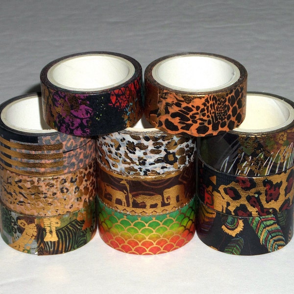 Animal Washi Tape - Etsy