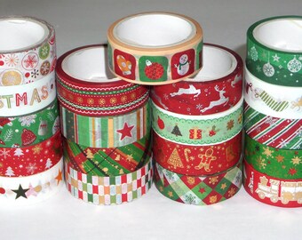 Christmas Washi Tape - Etsy