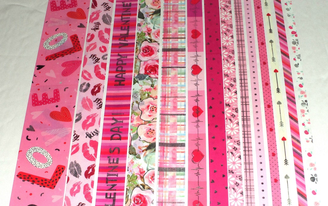 24 Inch Washi Tape Samples, Embellishment, Scrapbooking, Planner Tape ...