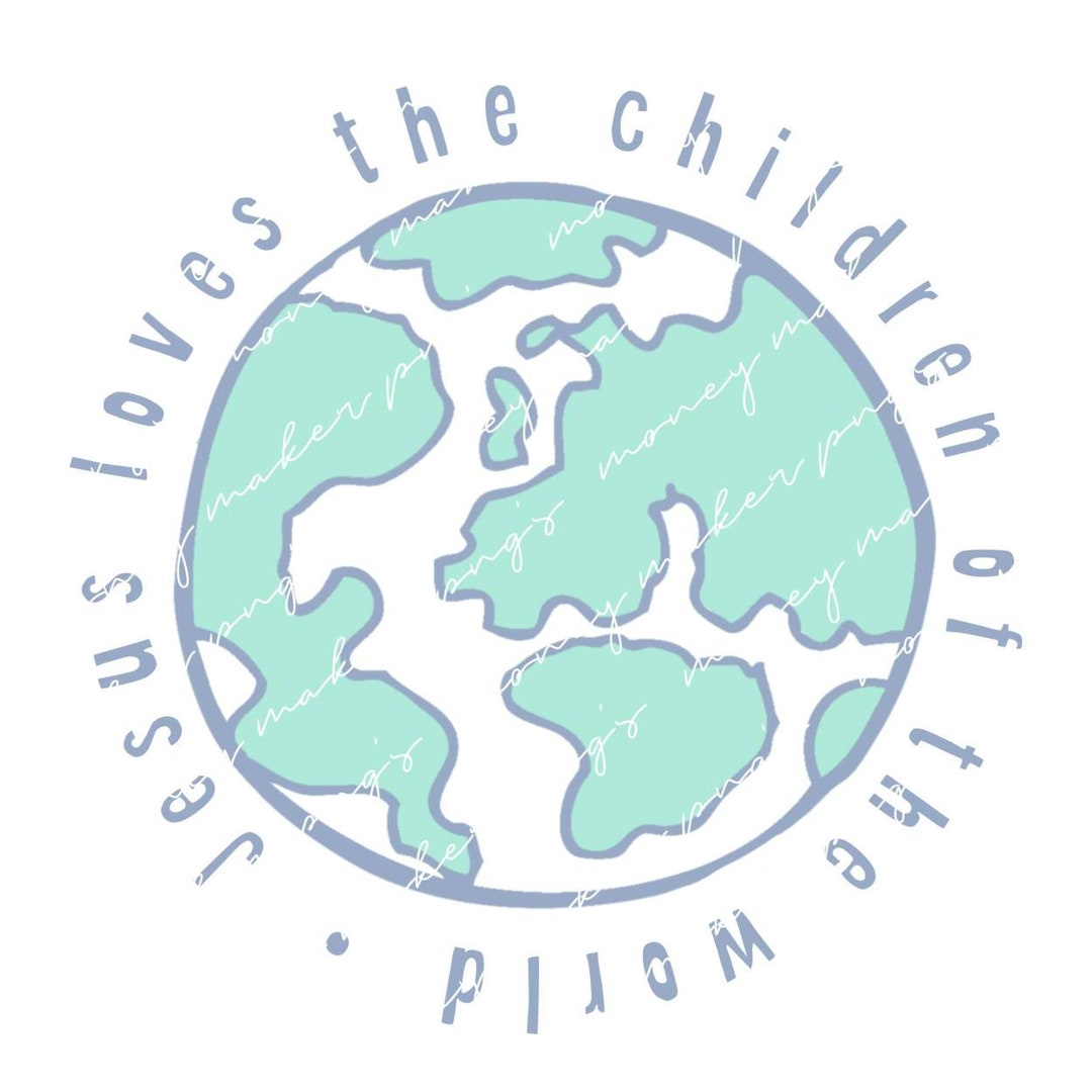 Jesus Loves the Children of the World Png, Bible Png for Kids ...