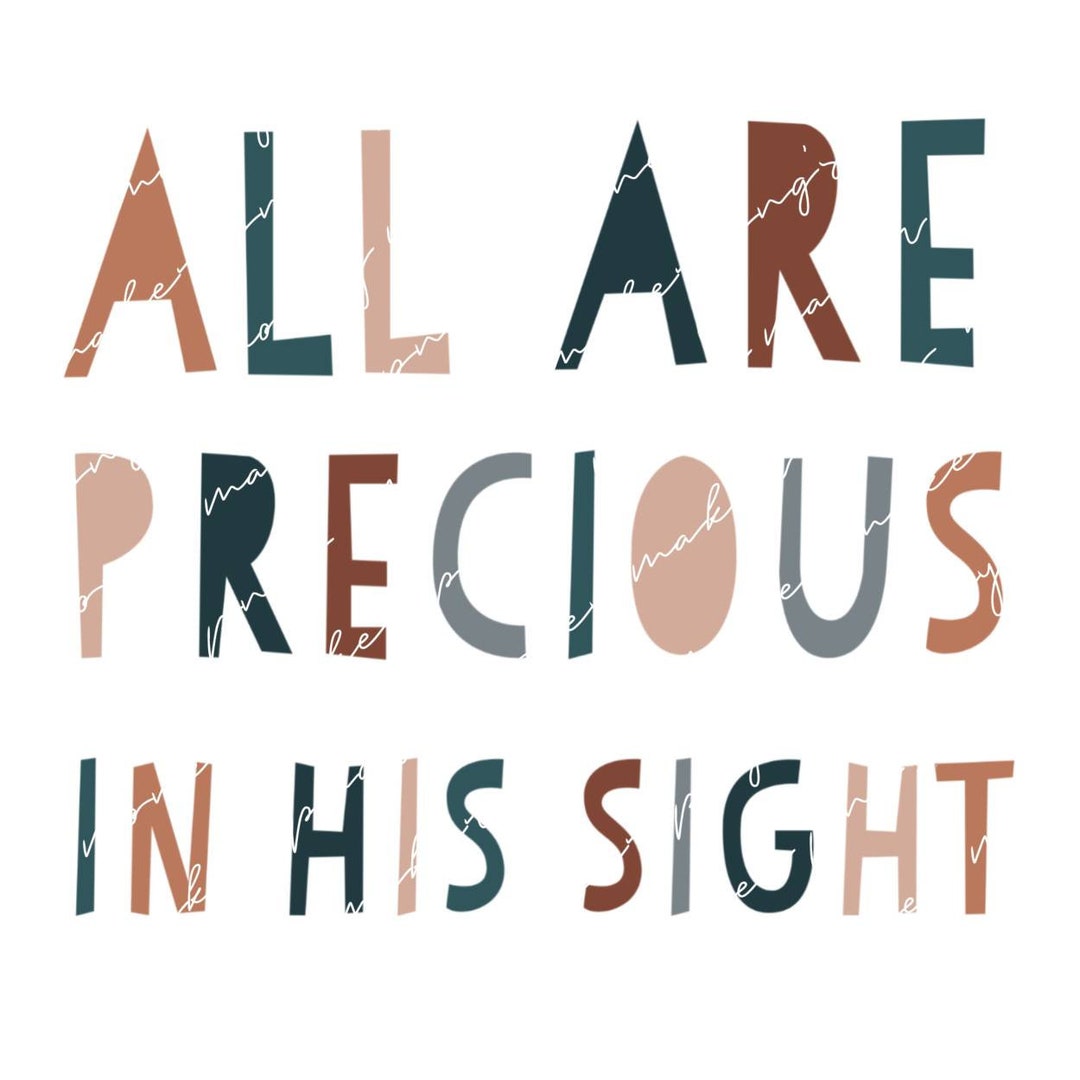 All Are Precious in His Sight Png, Bible Png for Kids, Religious ...