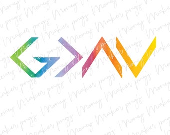 God is Greater Than the Highs and Lows Instant Digital Download Svg ...