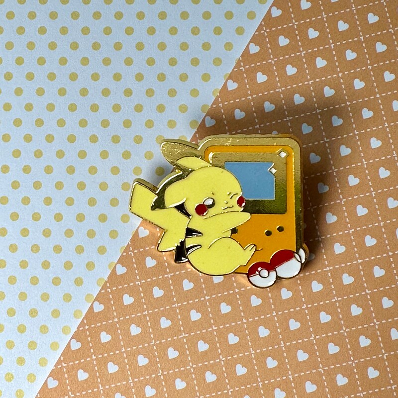 Pikachu Pin - Etsy