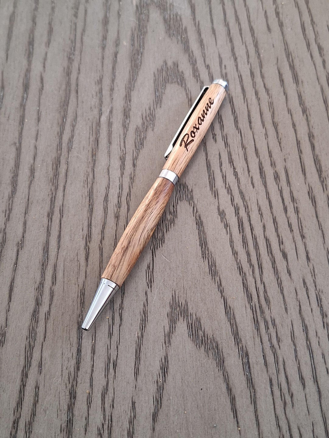 Hand Crafted Oak,walnut, Birch Pen |personalized Elegant Wooden ...