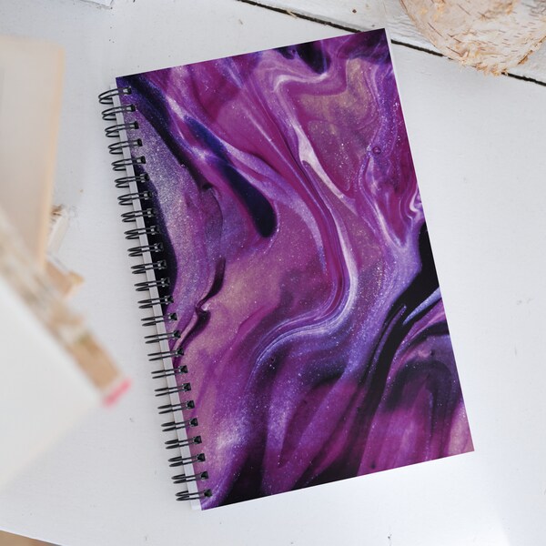 Purple Notebook - Etsy