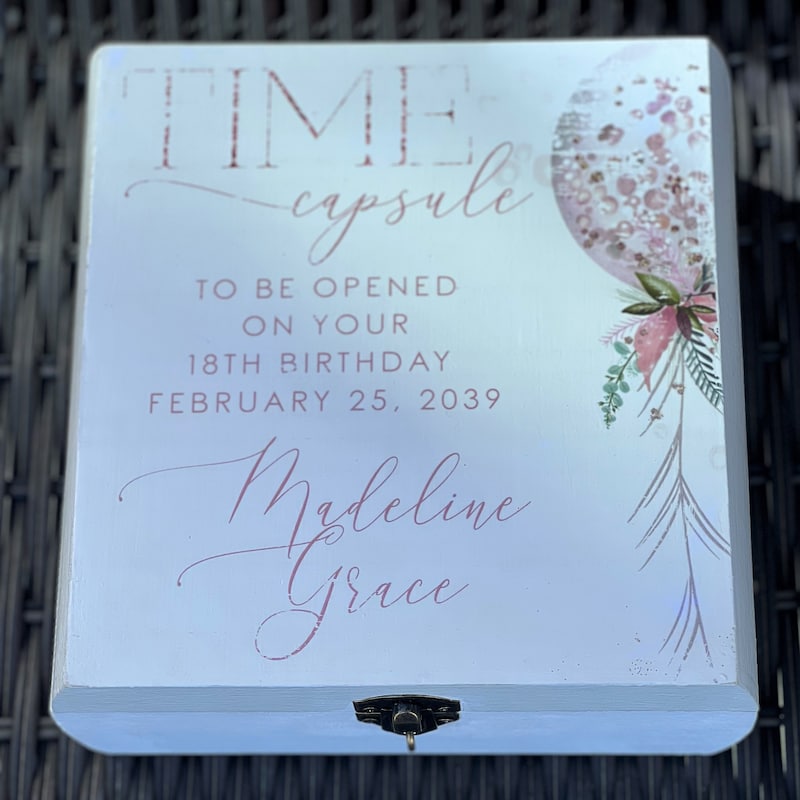 Time Capsule Wooden Box - Etsy