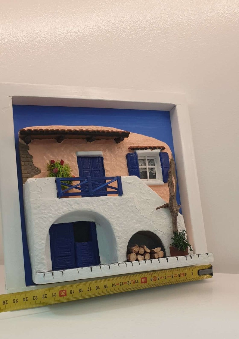Handmade Wooden Frame,diorama,3d,handmade Painting,plaster,gypsum ...