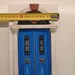 Traditional Greek House,ceramic Blue Door,greek Artwork,home Decoration ...