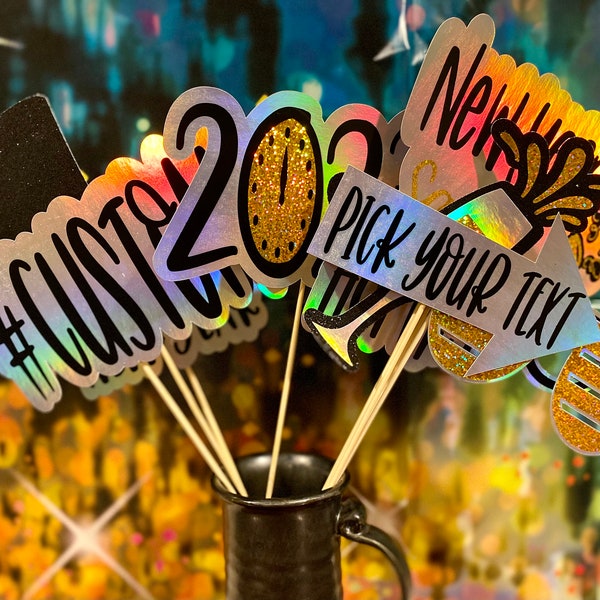 New Years Photo Prop - Etsy