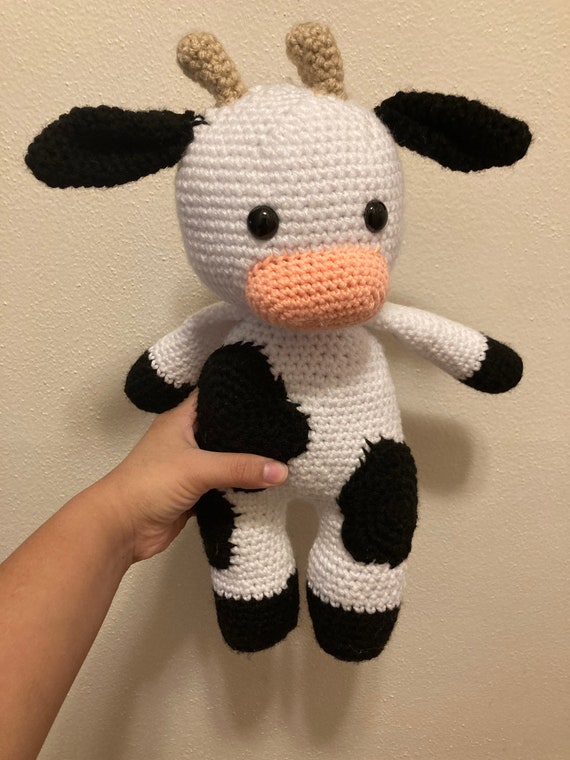 Crocheted Cow - Etsy