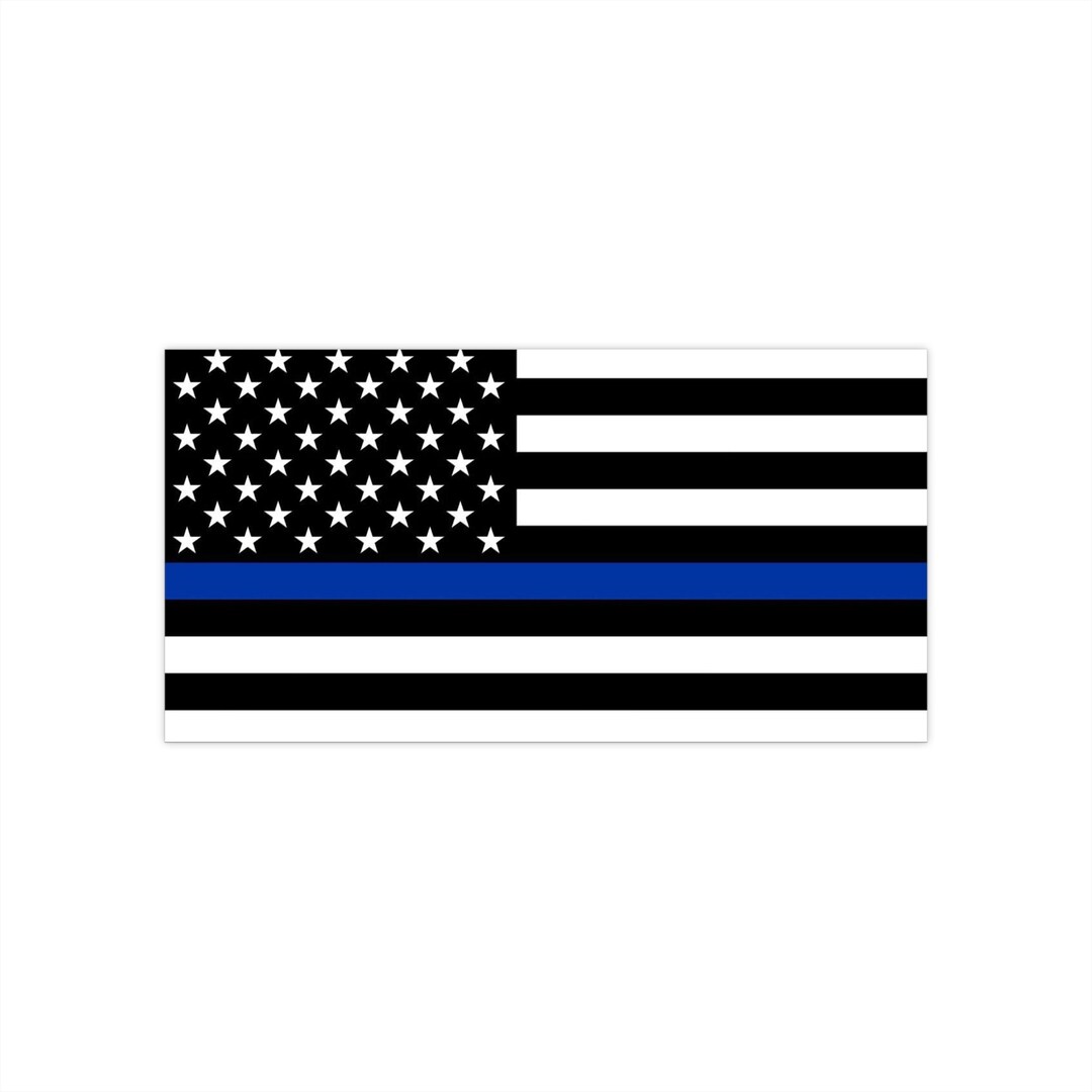 Thin Blue Line Sticker - Etsy