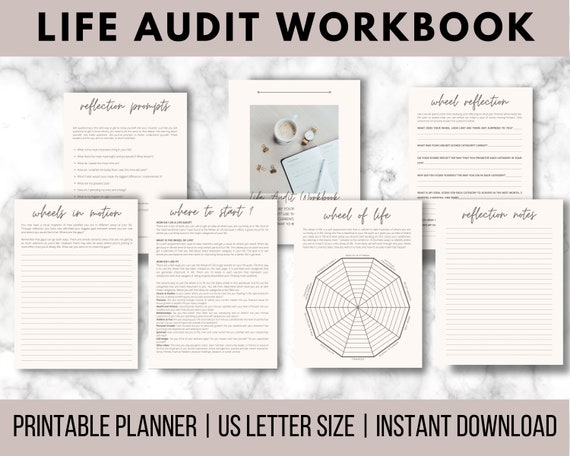 Life Audit Workbook Dream Life Self Development Planner - Etsy