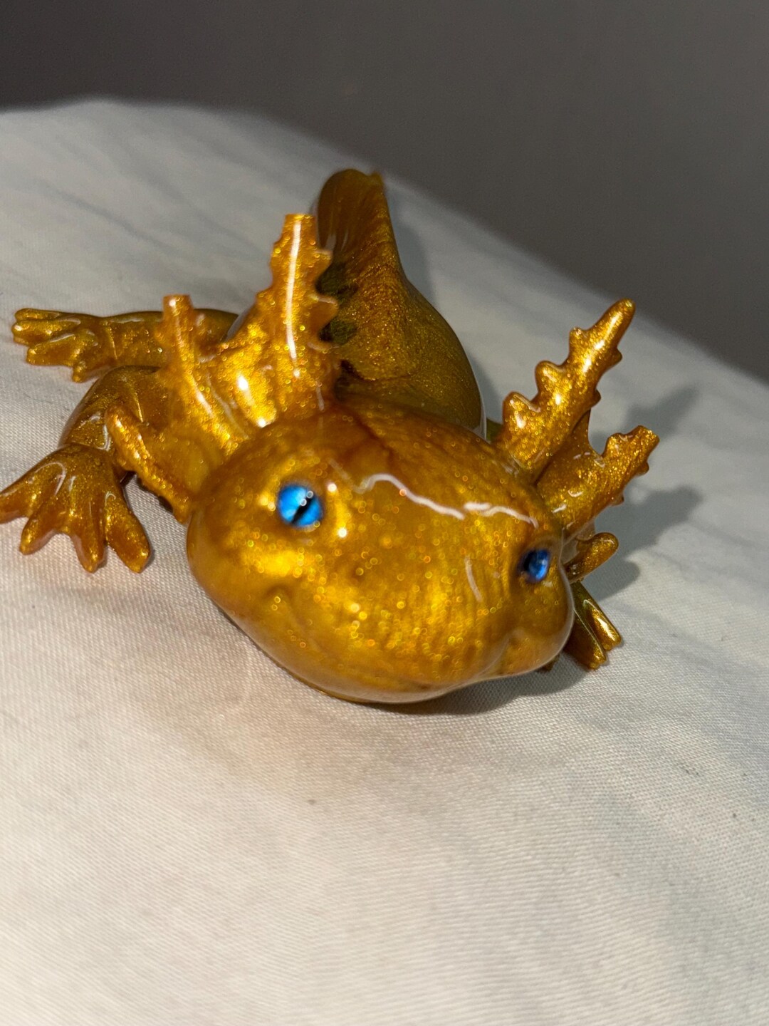 Resin Axolotl Figurine: Custom Color - Etsy
