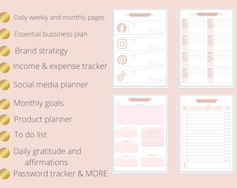 Small Business Planner - Etsy