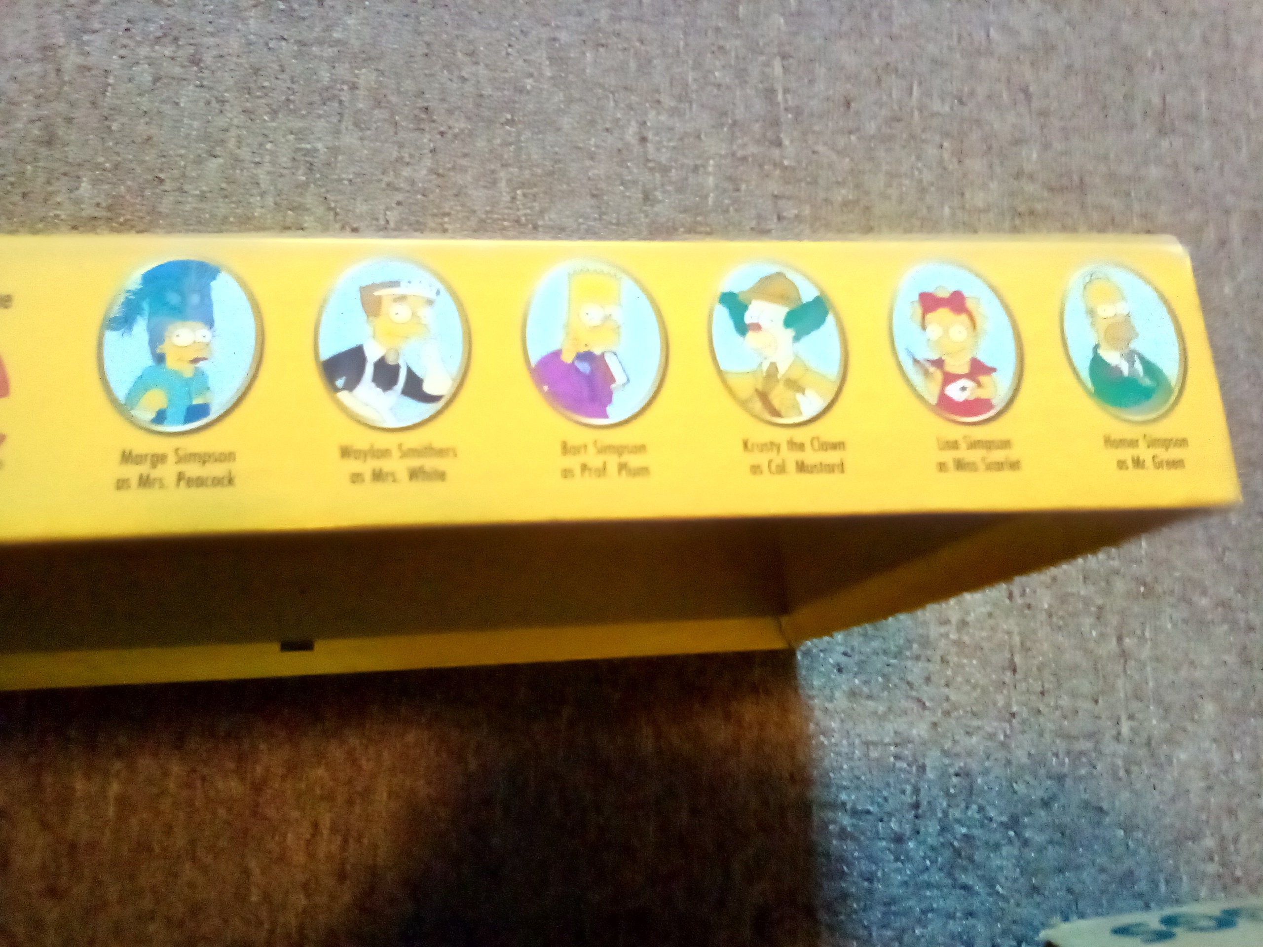 Clue- Simpsons Board Games - Etsy