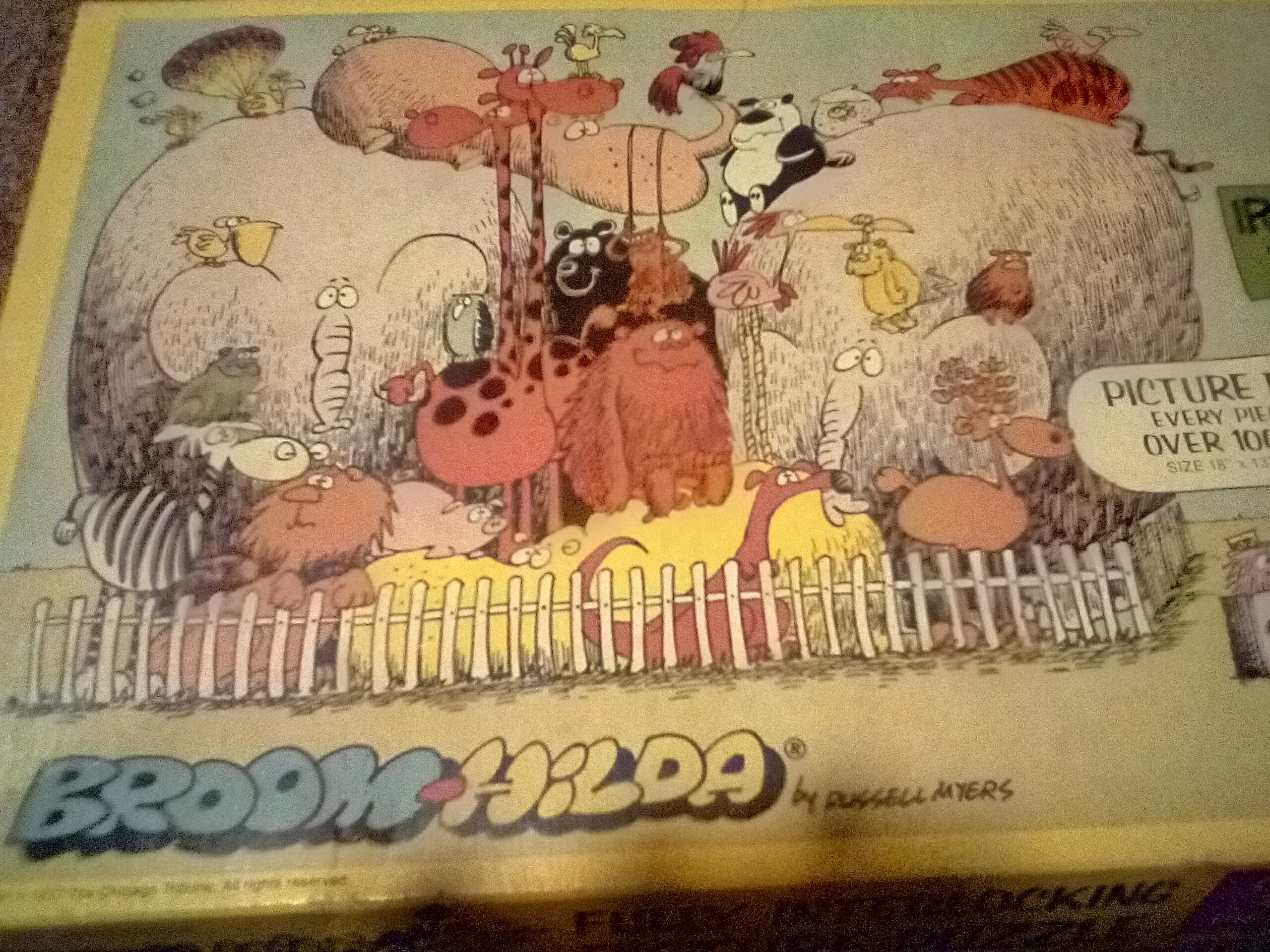Broom Hilda 1977 PUZZLE - Etsy