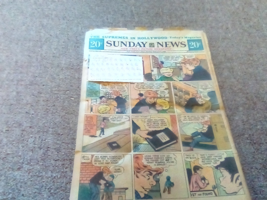 Vintage Lot of DONDI Comic Strips . - Etsy