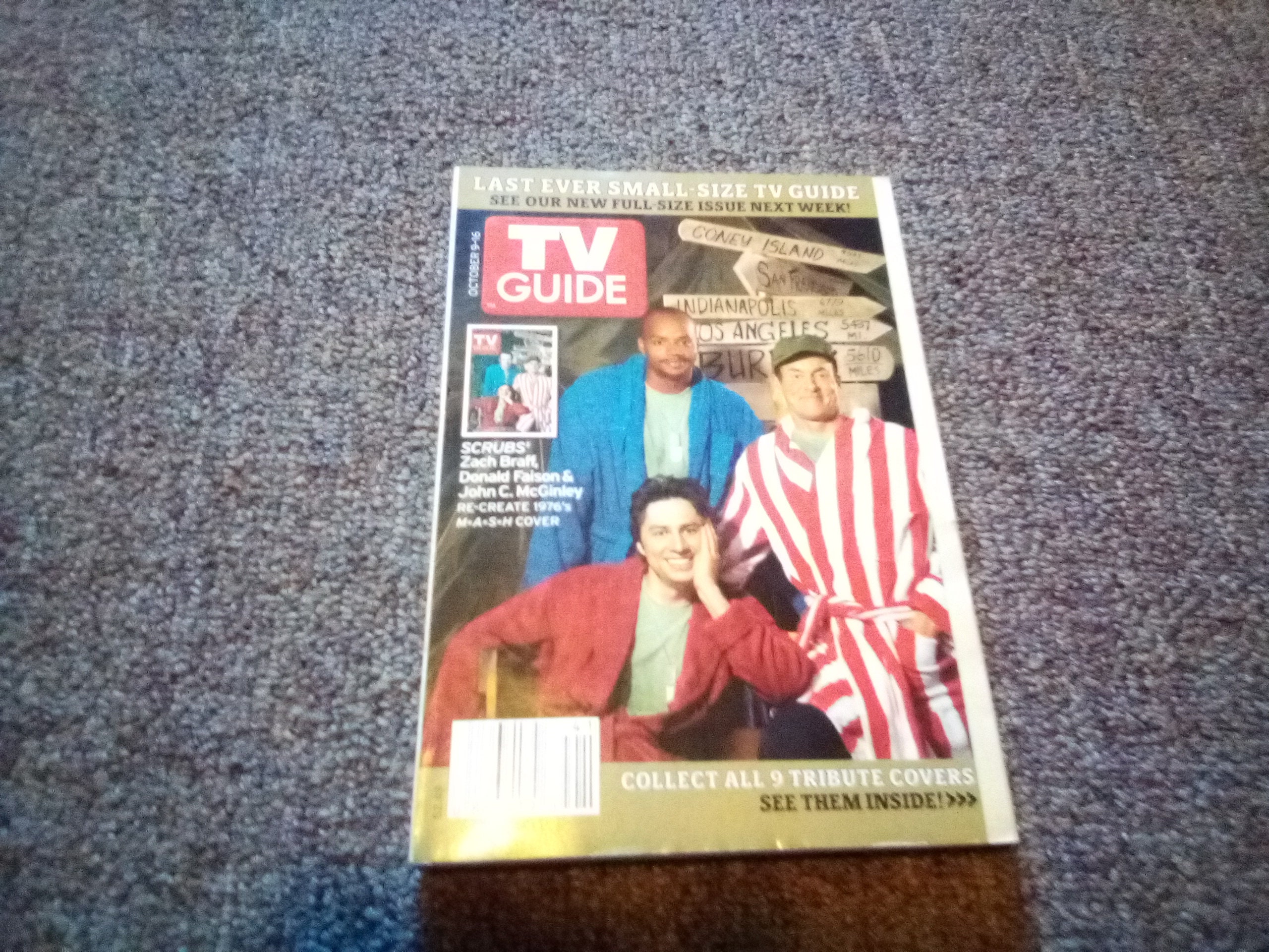 Last Ever Small-size TV Guide - Etsy