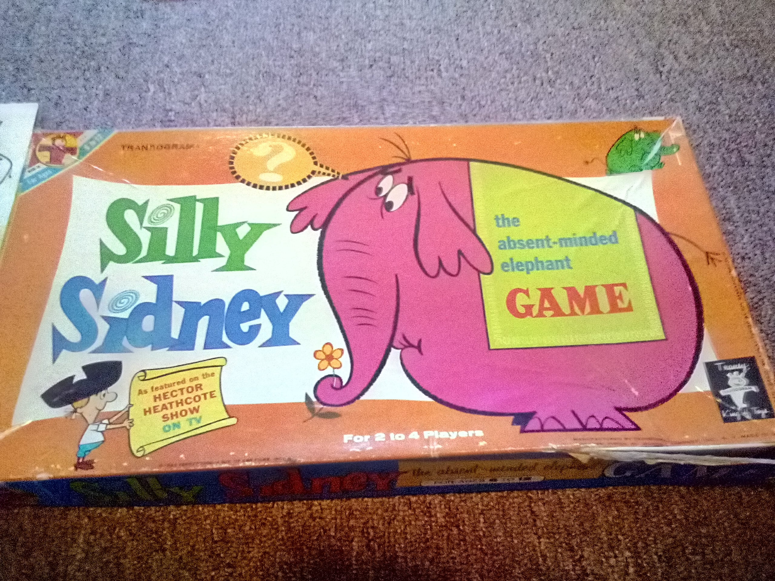 Silly Sidney the Absent Minded Elephant Game 1963 Transogram - Etsy