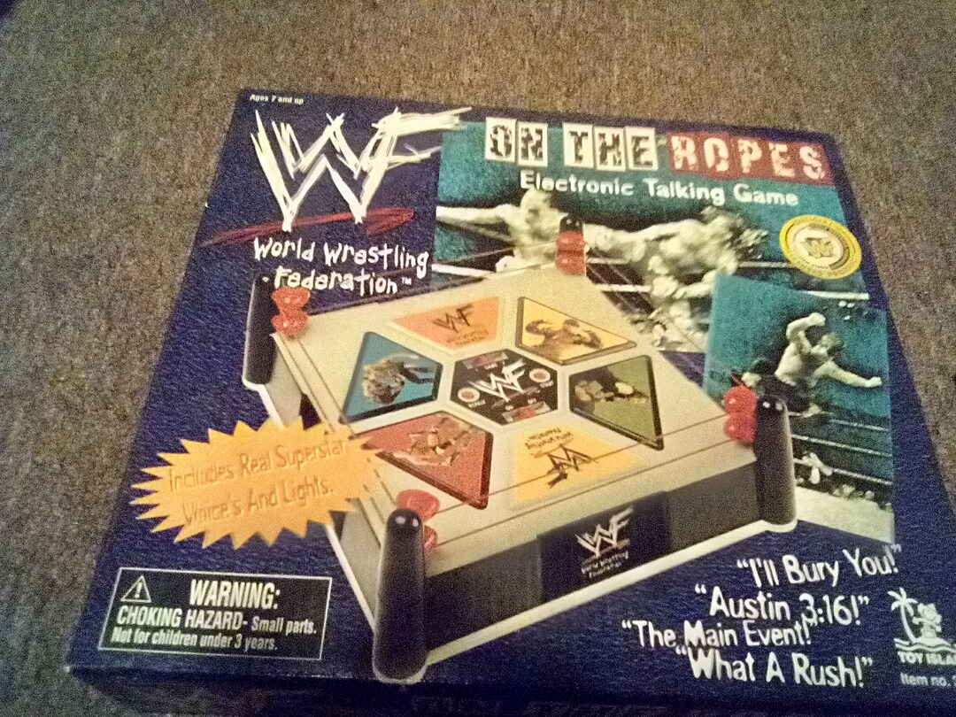 WWF Game Lot, Trivia Game, Electronic Talking Game. - Etsy