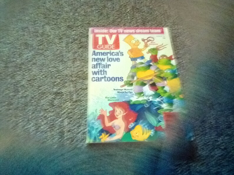 TV Guide Cartoon Covers - Etsy