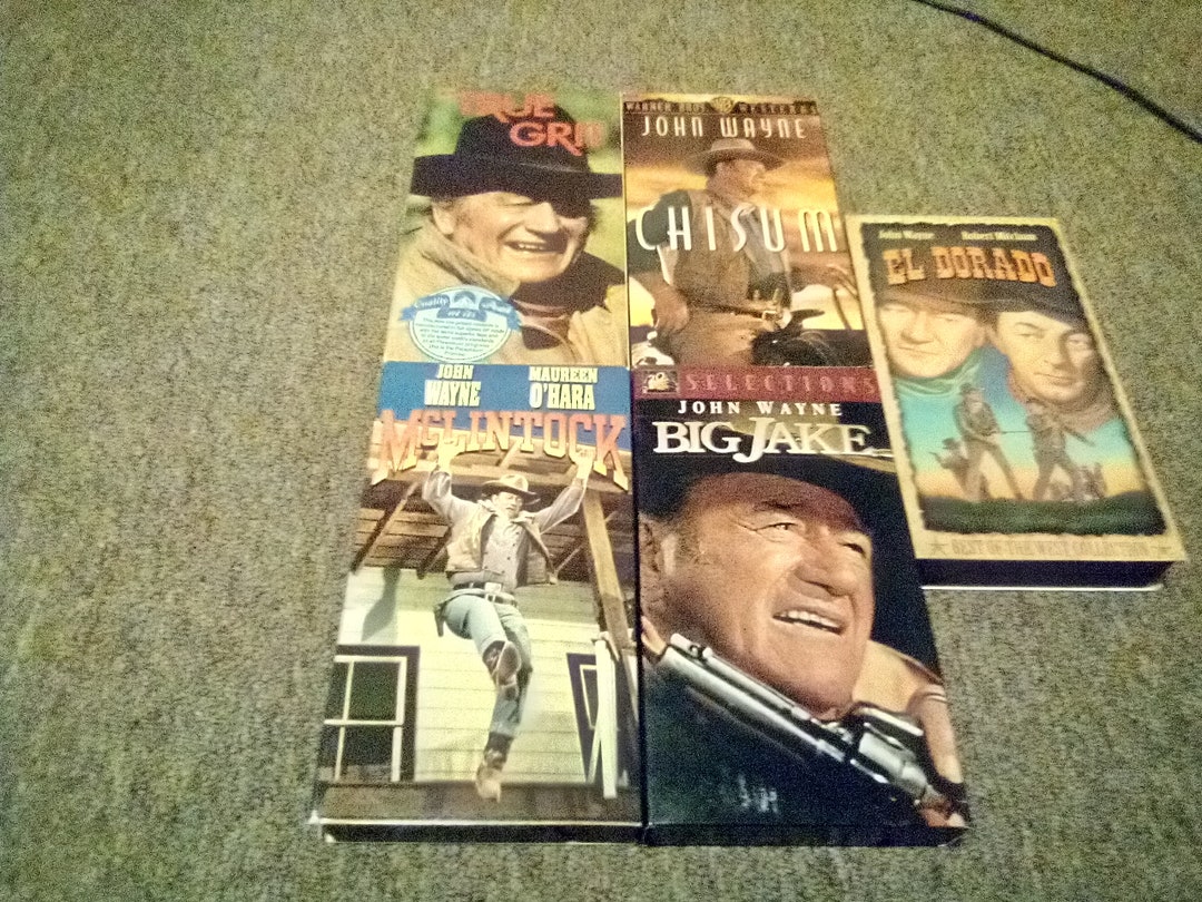 John Wayne Collection on VHS 60's-70;s Tapes - Etsy