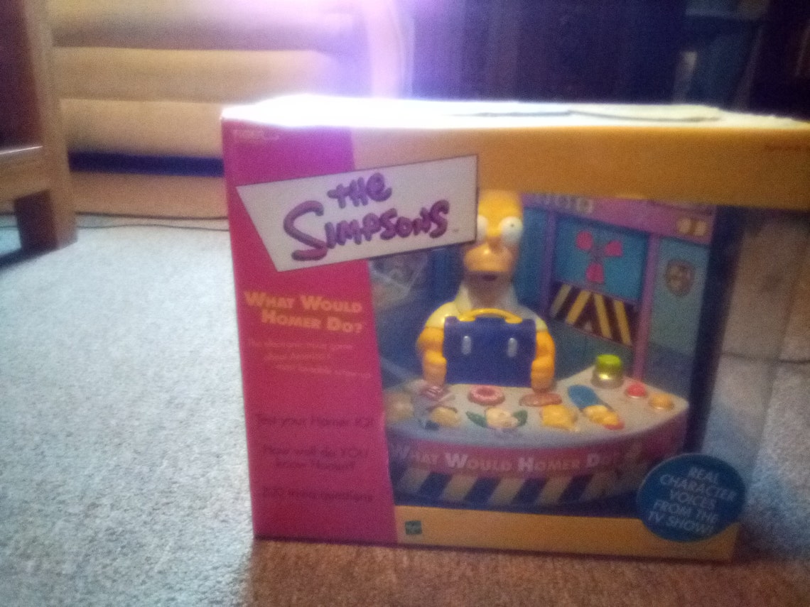 What Would Homer Do Electronic Triva Game and Rubik's Simpsons Puzzle ...