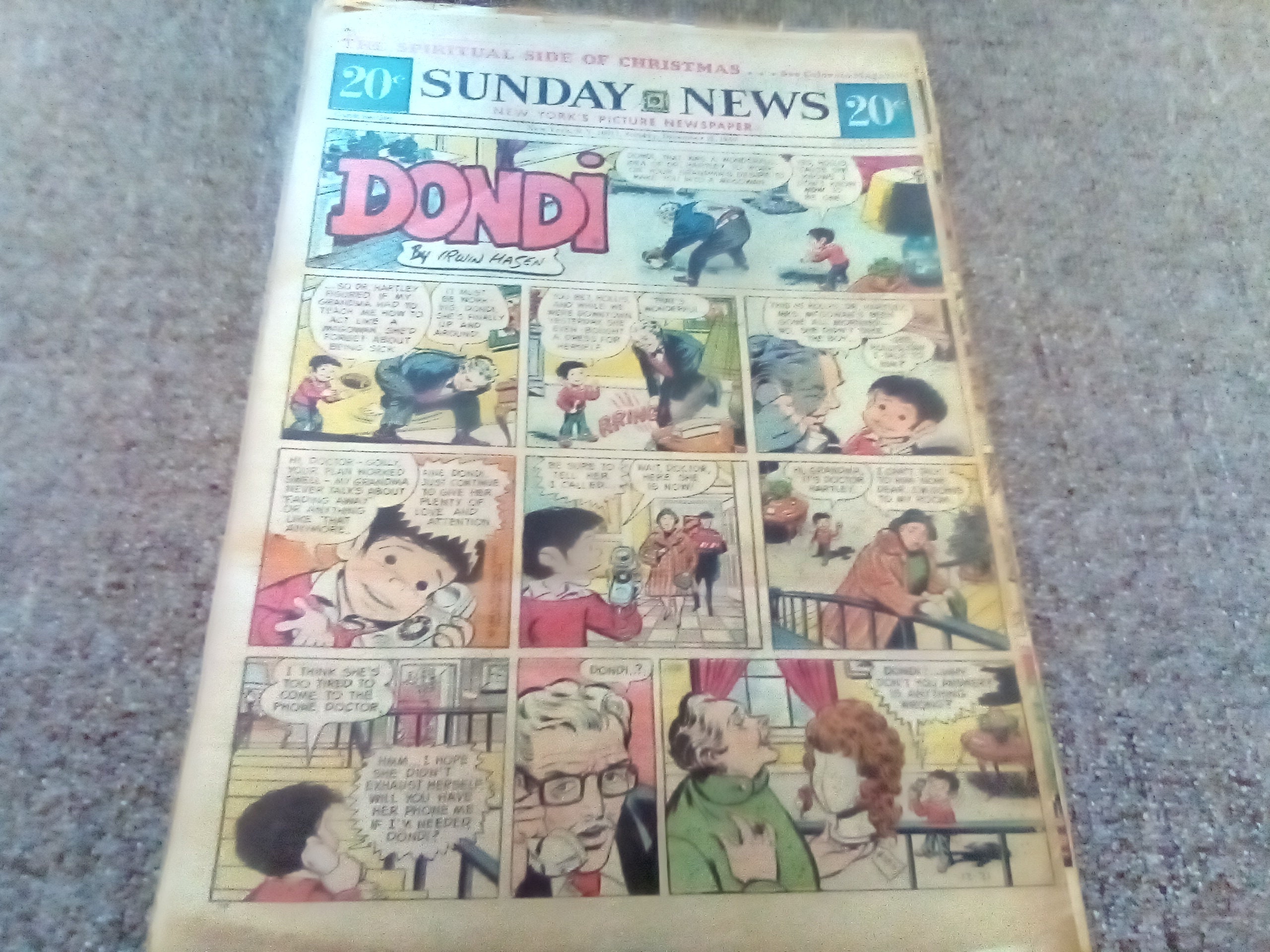Vintage Lot of DONDI Comic Strips . - Etsy