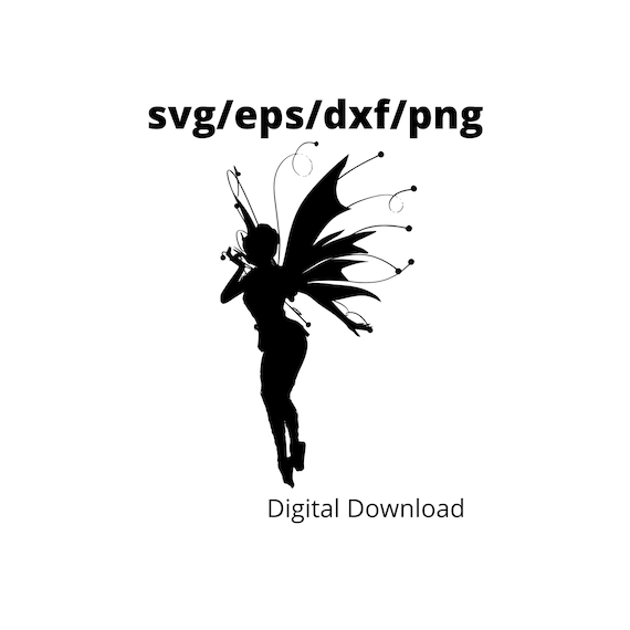 Fairy Svg Fairy Dxf Fairy Svg Cricut Fairy Silhouette Cut | Etsy