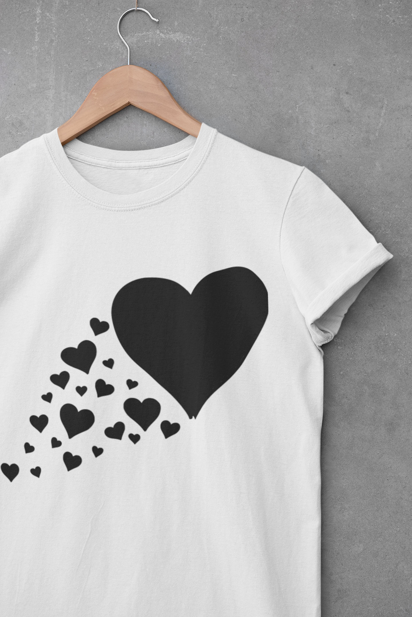 Hearts Svg, Trail of Hearts, Love Svg, Hearts Dxf, Heart Silhouette ...