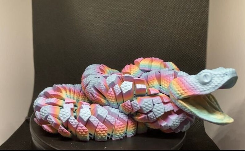 Articulated Bush Viper 3D Printed - Etsy