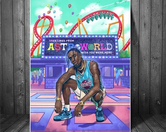 Travis Scott Painting - Etsy