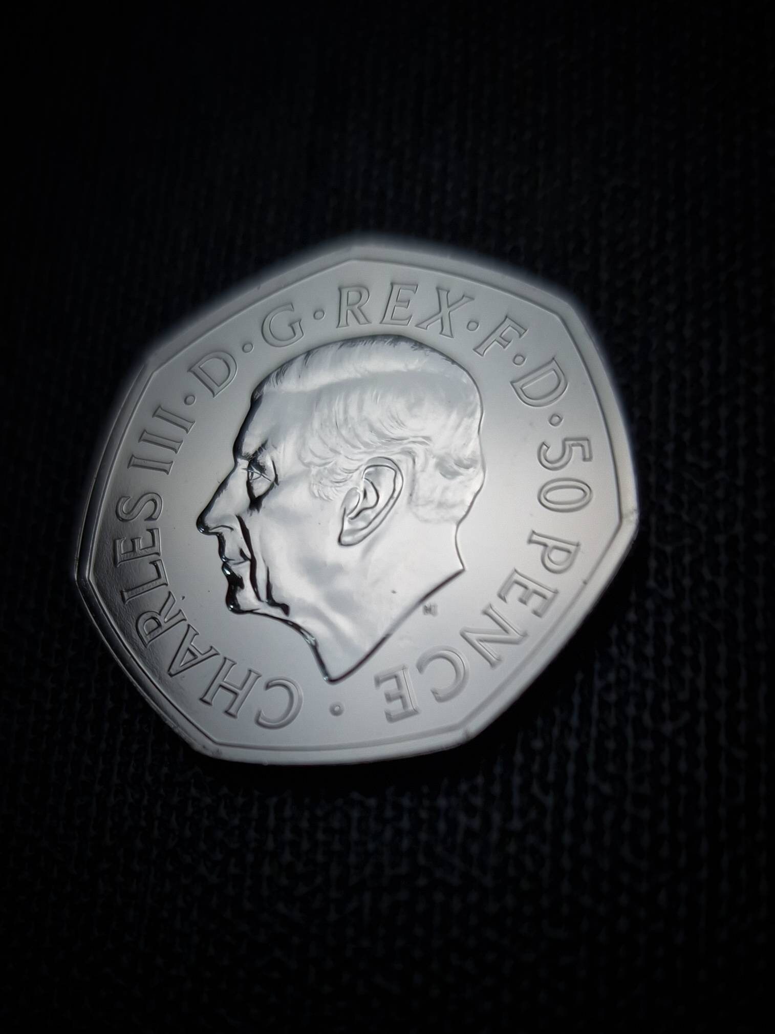 King Charles 50p Brilliant Uncirculated Coin From the UK Be - Etsy UK