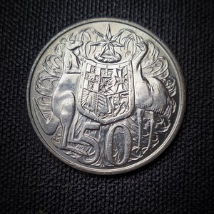 1966 Silver 50 Cent Coin From Australia - Etsy Australia