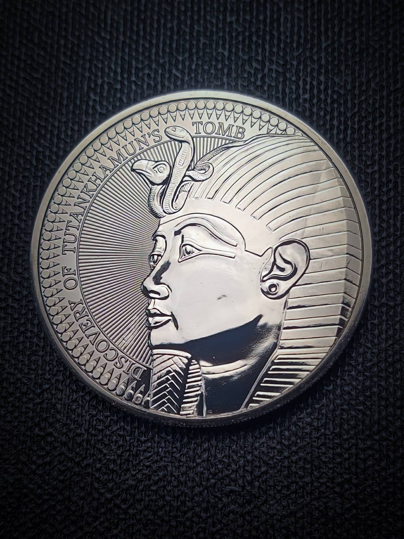 King Tutankhamun 5 Pounds Stunning Brilliant Uncirculated Coin - Etsy
