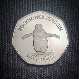Set of 4 Penguins Fifty Pence 50p Coins Cute Set or 4 Uncirculated ...