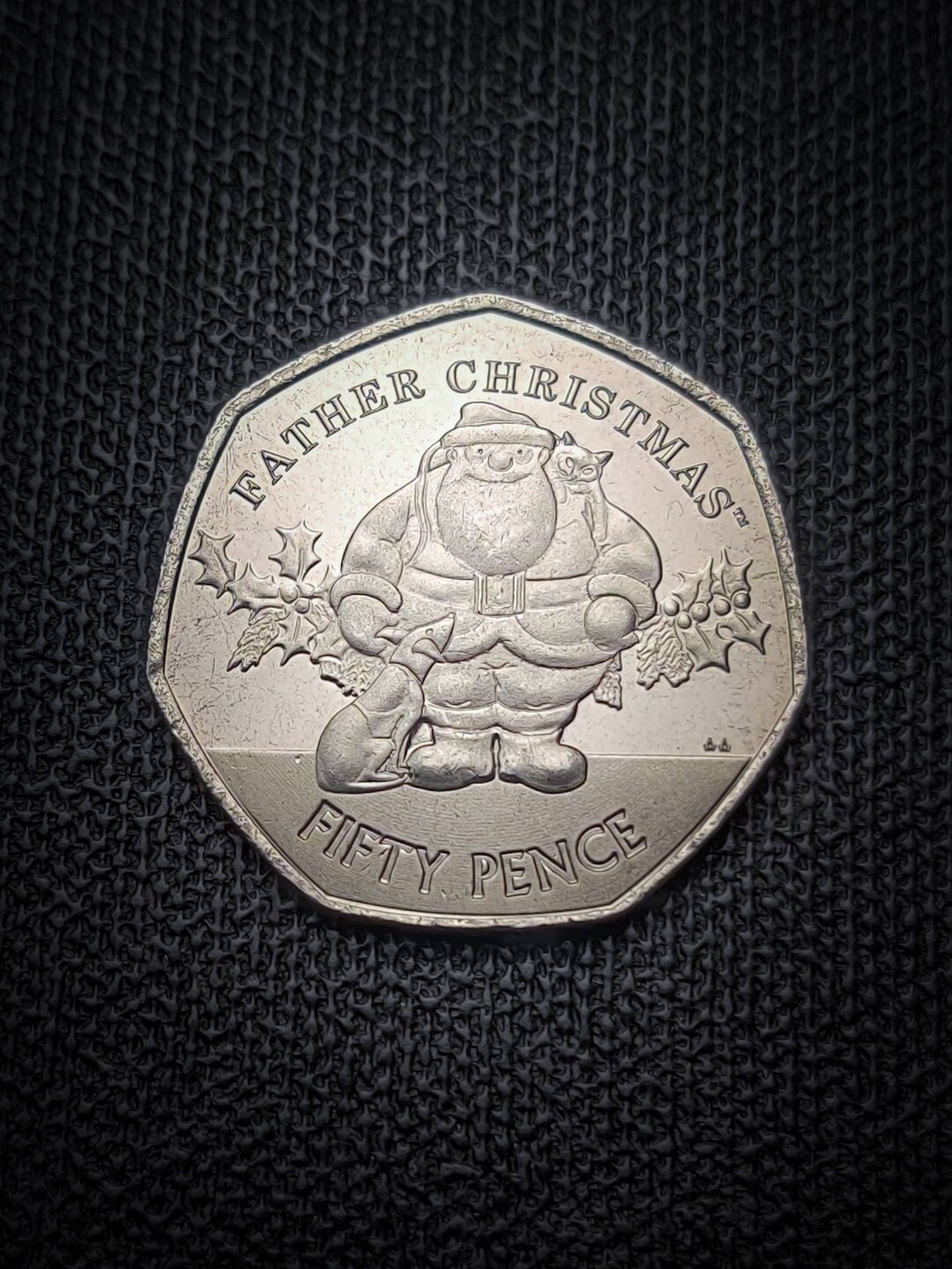 Cute Christmas 50p Coin From Gibraltar - Etsy UK
