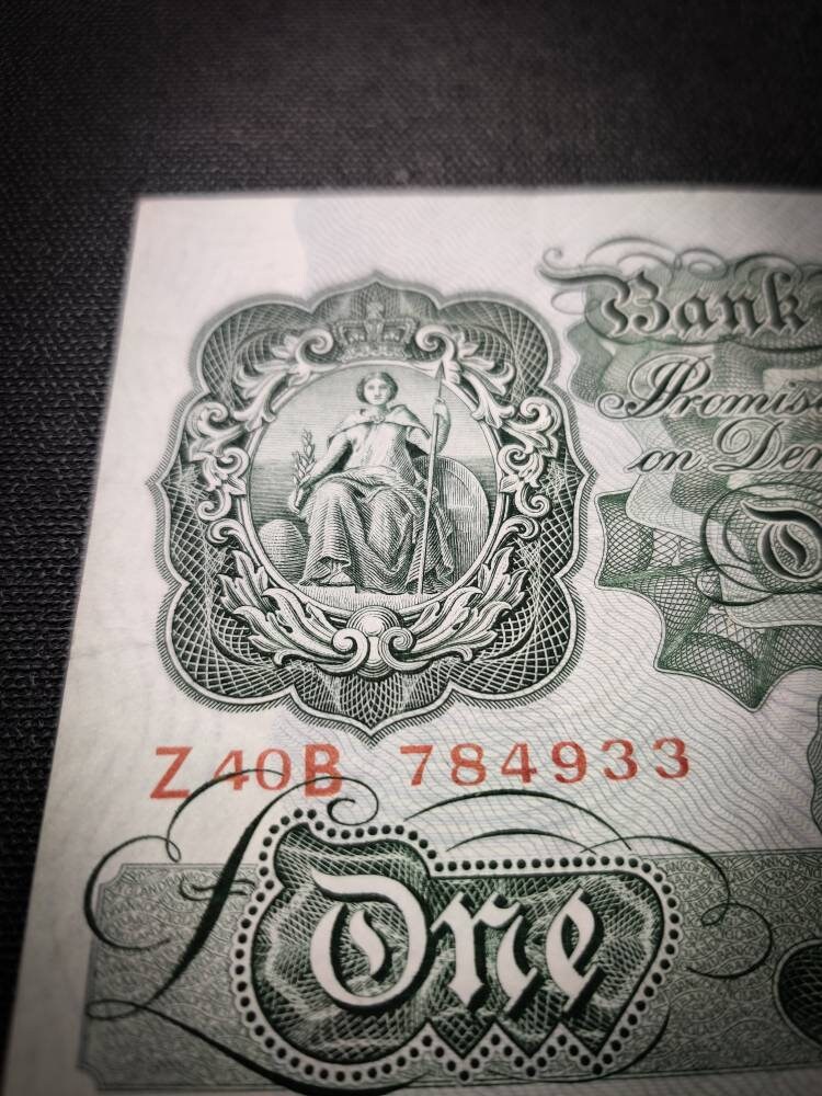 1950s One Pound Beautiful Banknote in Lovely Condition - Etsy UK