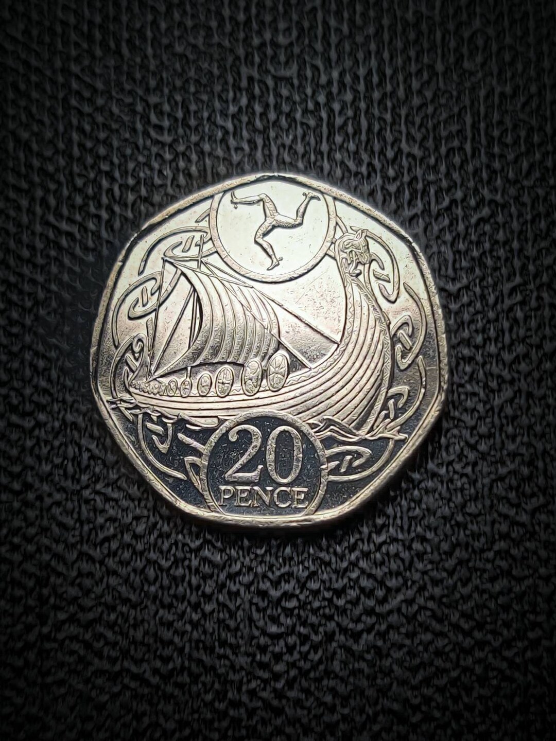 Stunning Viking 20p Coin From the Isle of Man - Etsy