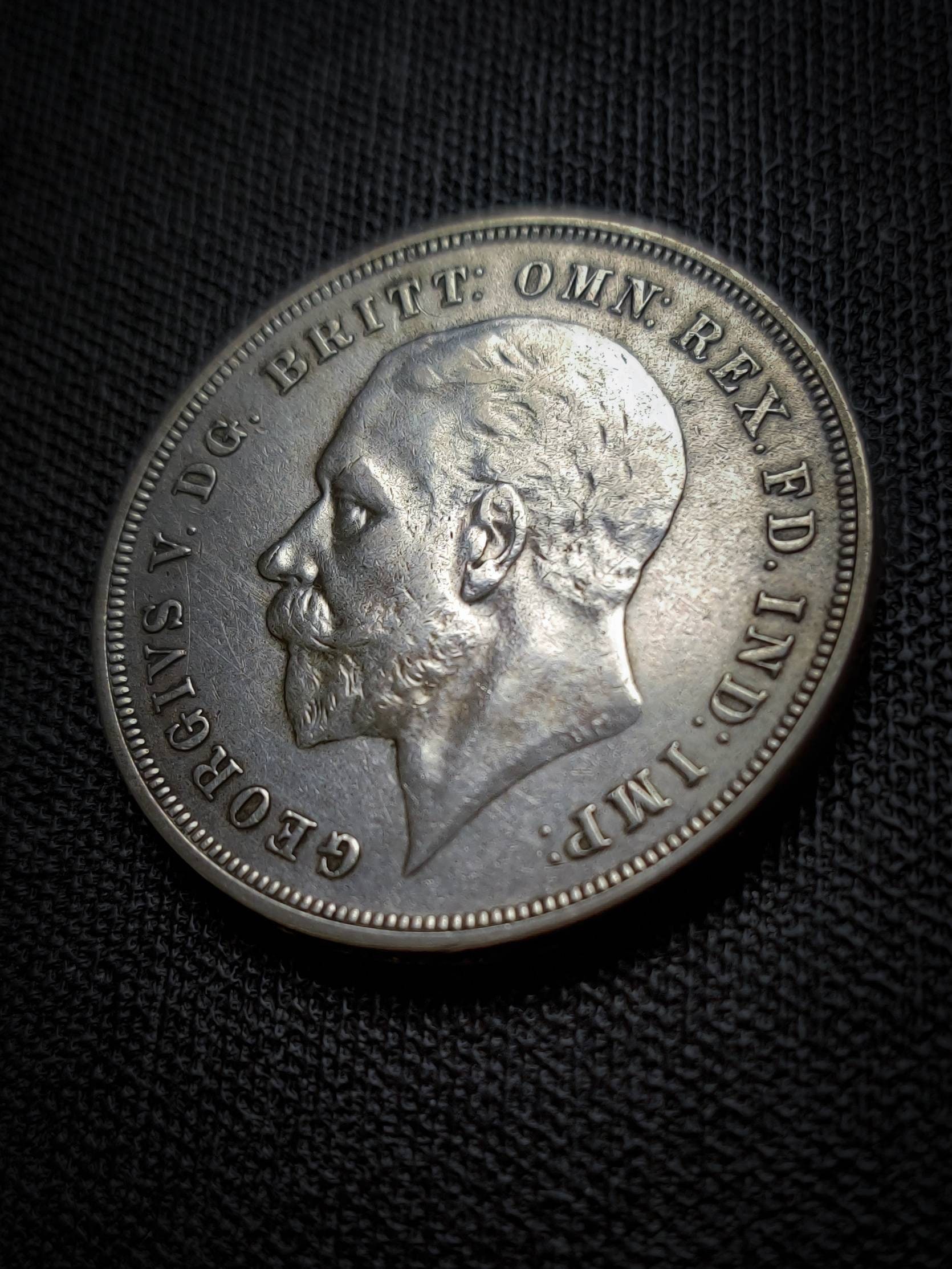 1935 Silver Coin St George One Crown Coin From the UK - Etsy UK