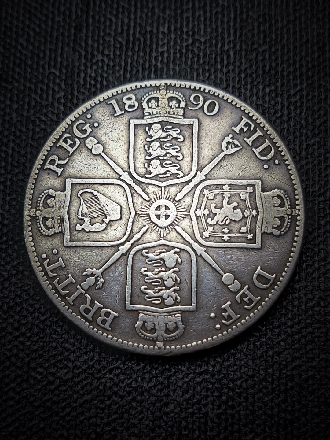Barmaid's Grief Silver 1890 Rare Double Florin Coin From the UK - Etsy