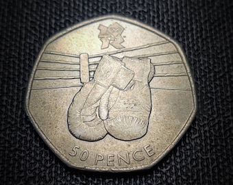 Boxing 50p Coin - Etsy