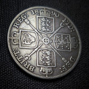 Barmaid's Grief Silver 1890 Rare Double Florin Coin From the UK - Etsy