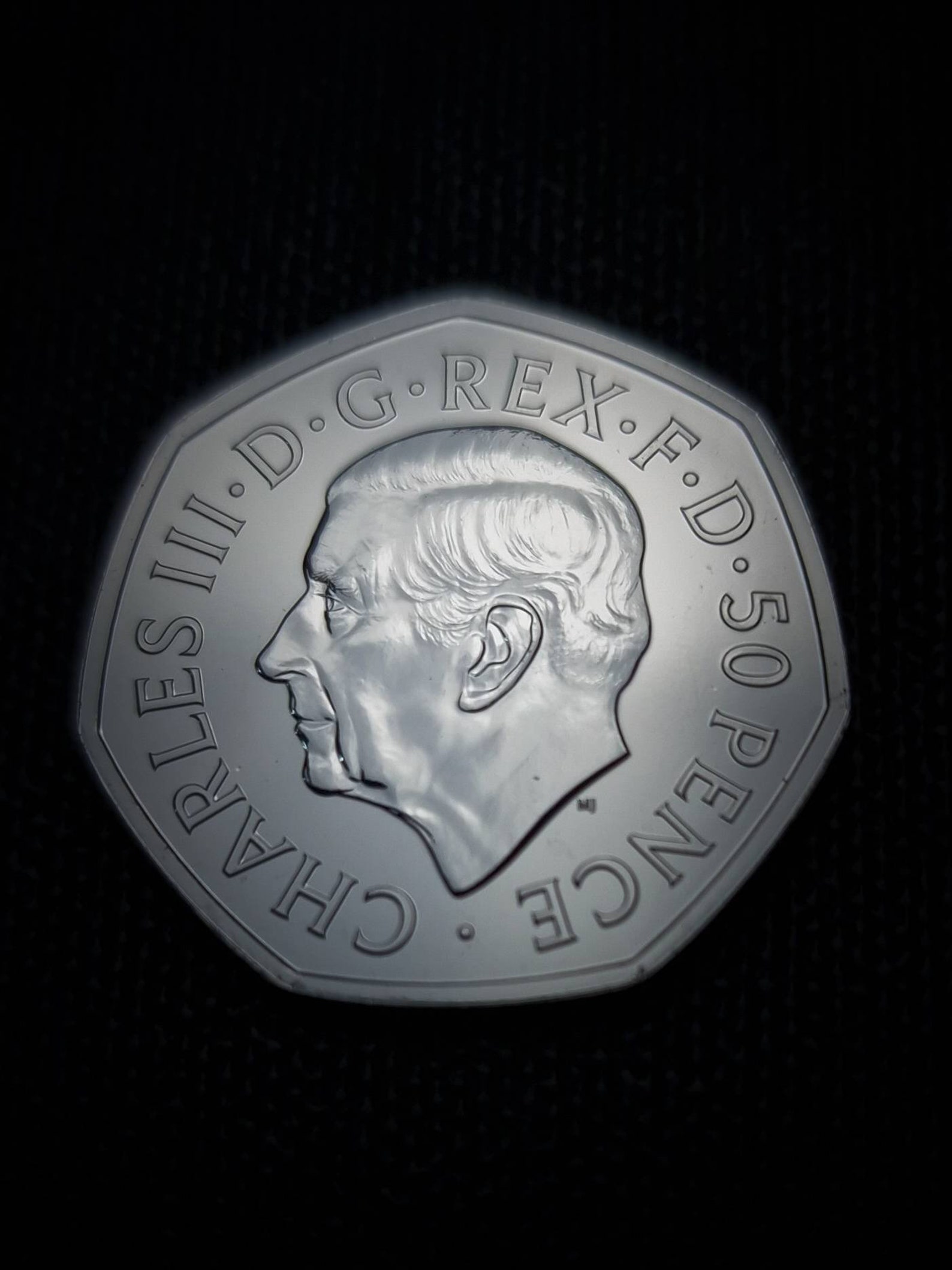 King Charles 50p Brilliant Uncirculated Coin From the UK Be - Etsy UK
