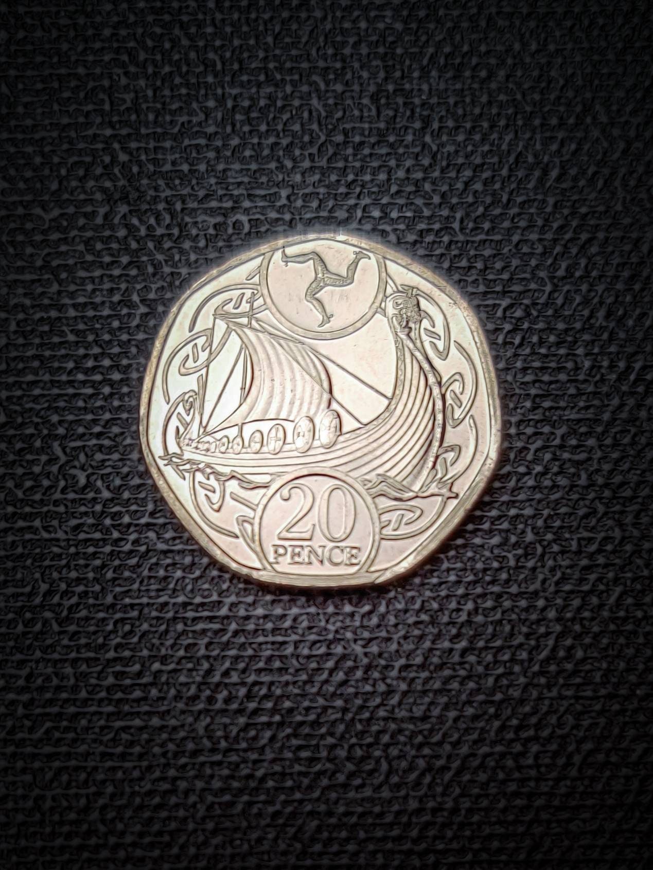 Stunning Viking 20p Coin From the Isle of Man - Etsy UK