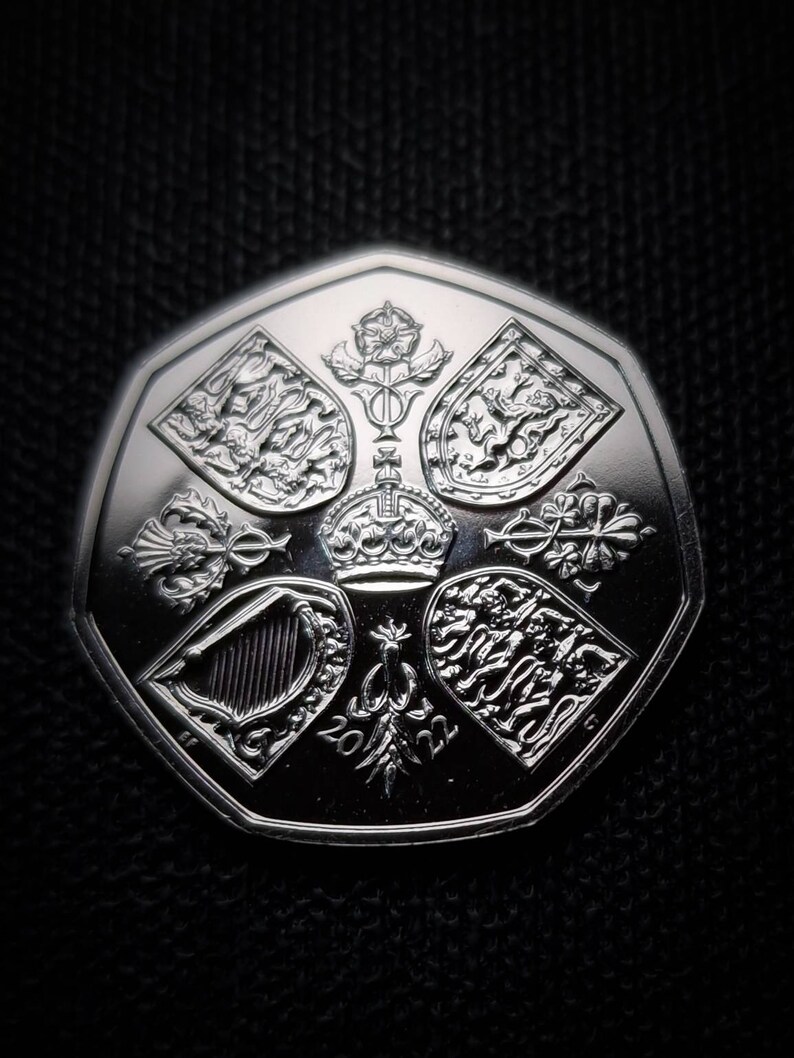 King Charles 50p Brilliant Uncirculated Coin From the UK Be - Etsy