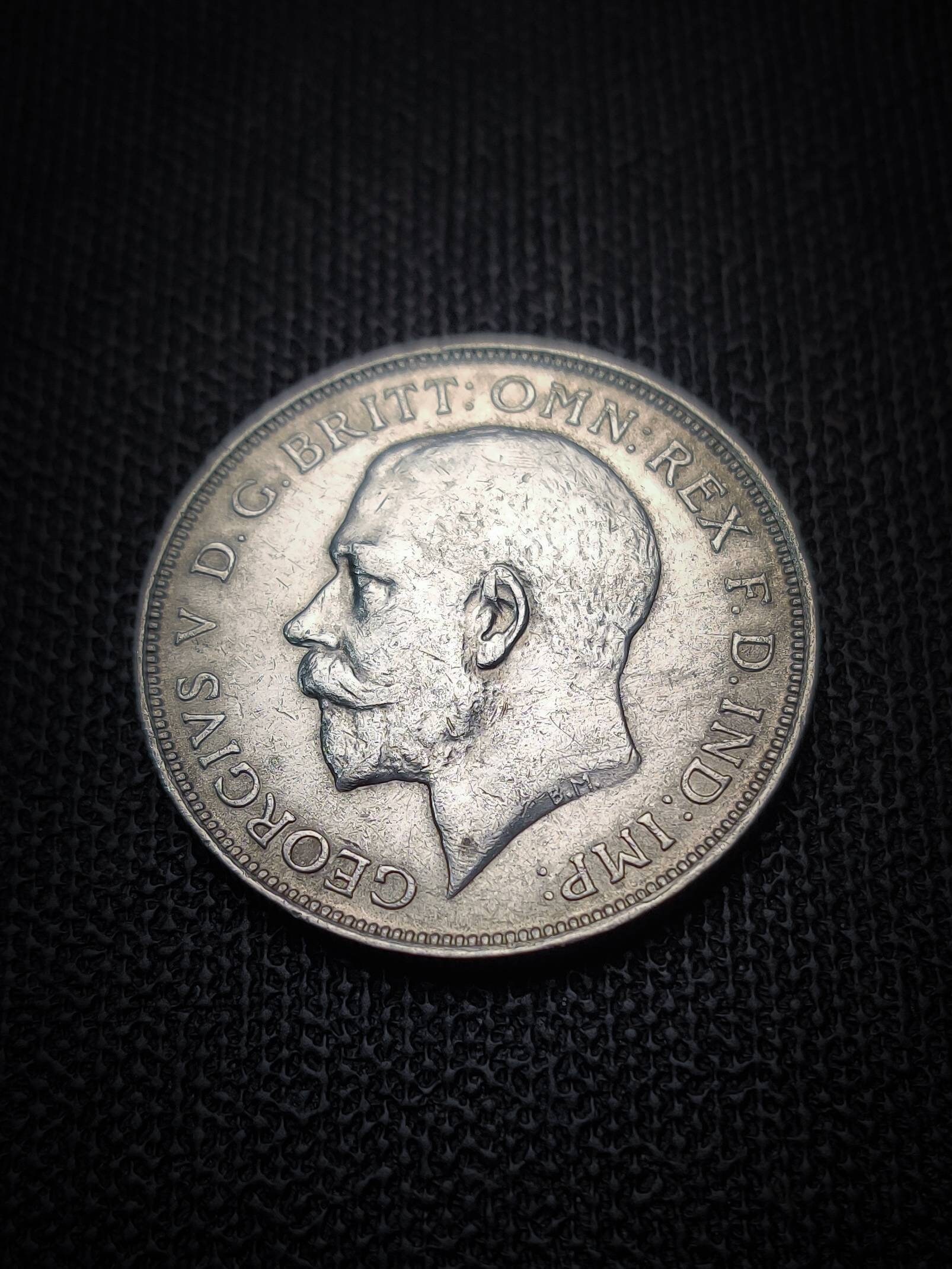 1918 Gorgeous Silver Authentic One Florin Two Shillings Coin - Etsy